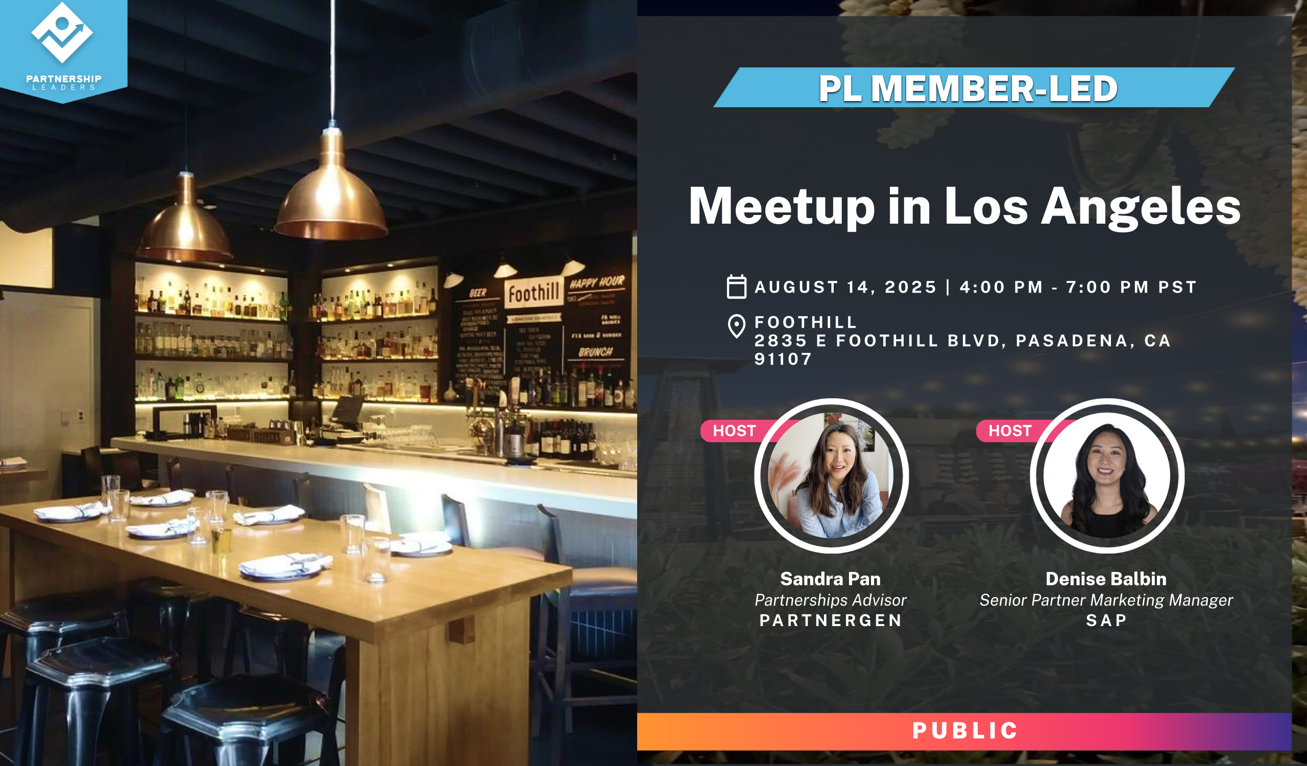 Partnership Leaders Presents: Meetup in Los Angeles