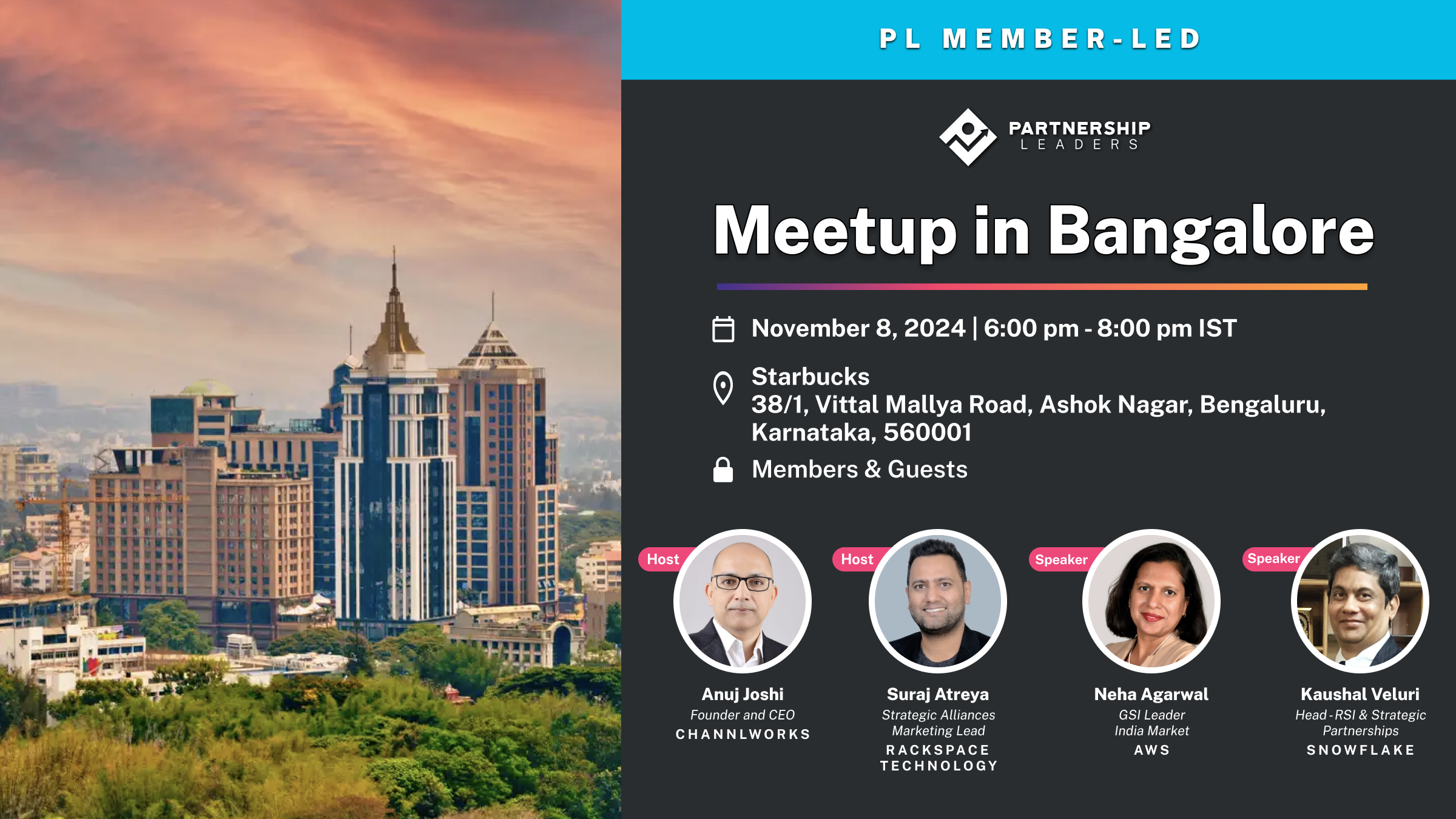 Partnership Leaders Presents: Meetup in Bangalore