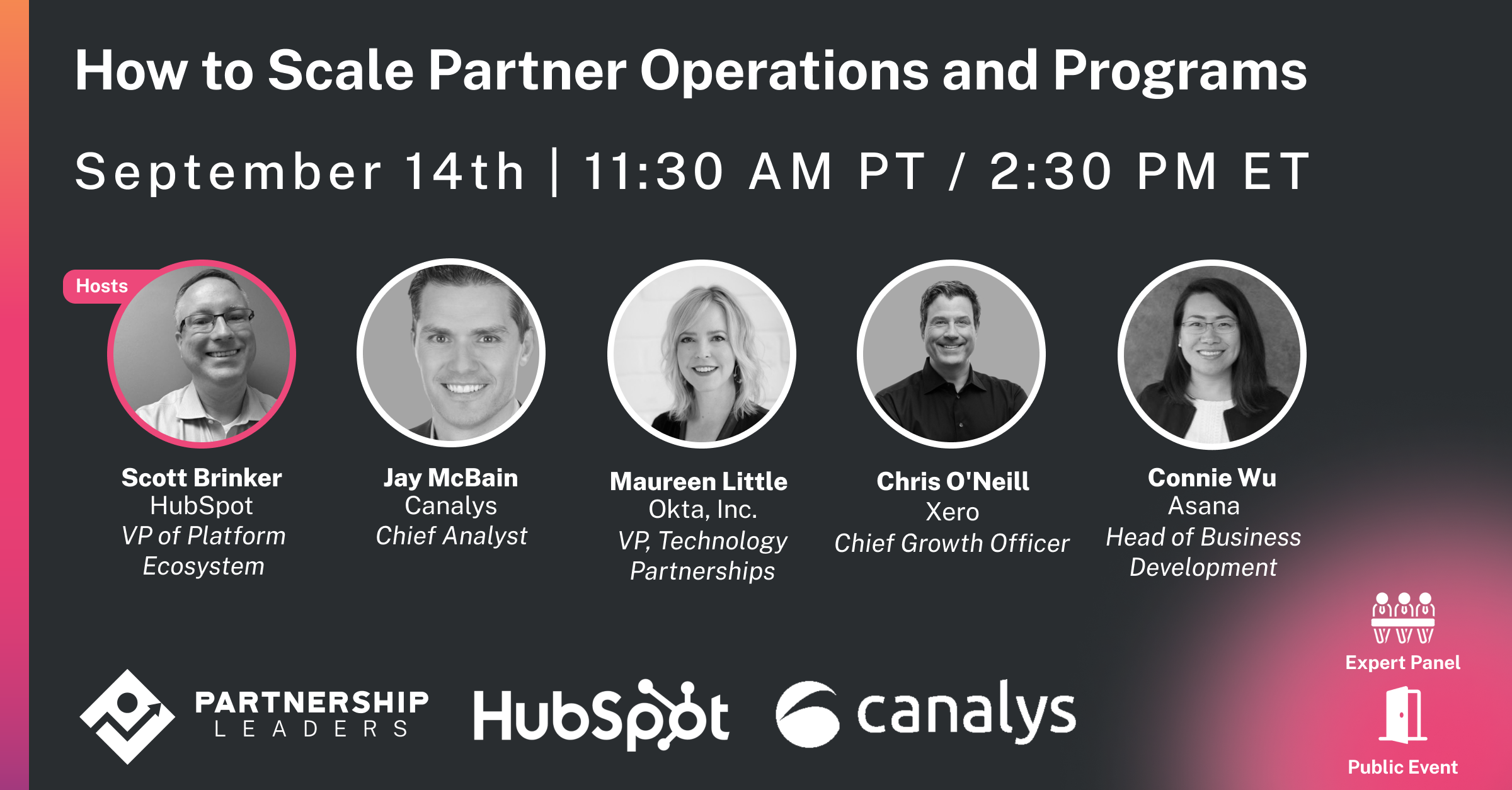 Partnership Leaders Panel: How to Scale Partner Operations and Programs