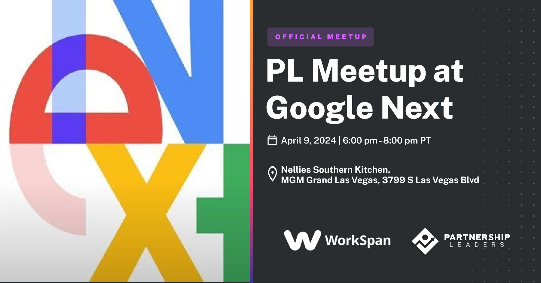 Official Meetup @ Google Next