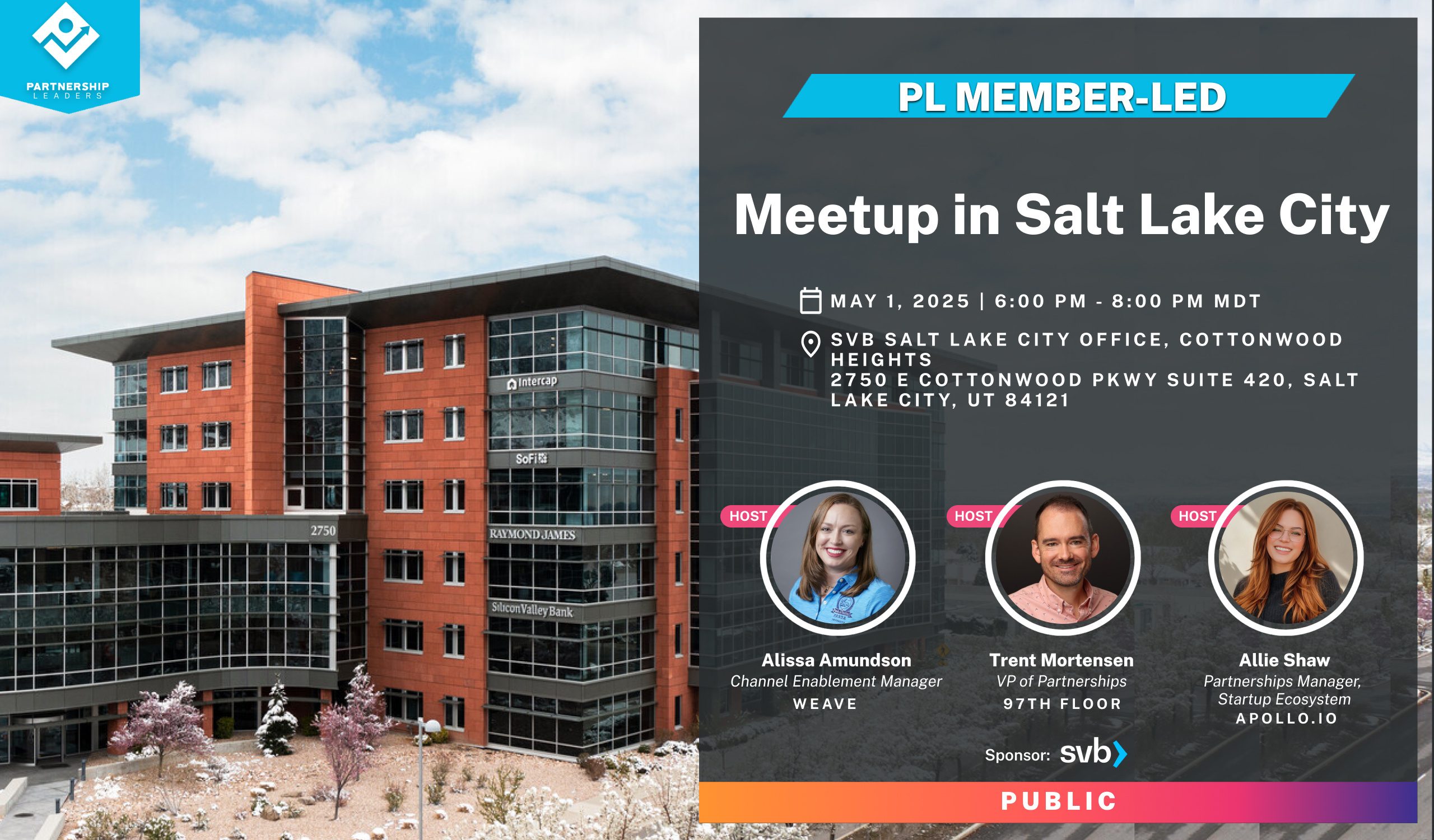 Partnership Leaders Presents: Salt Lake City Member-Led Meetup