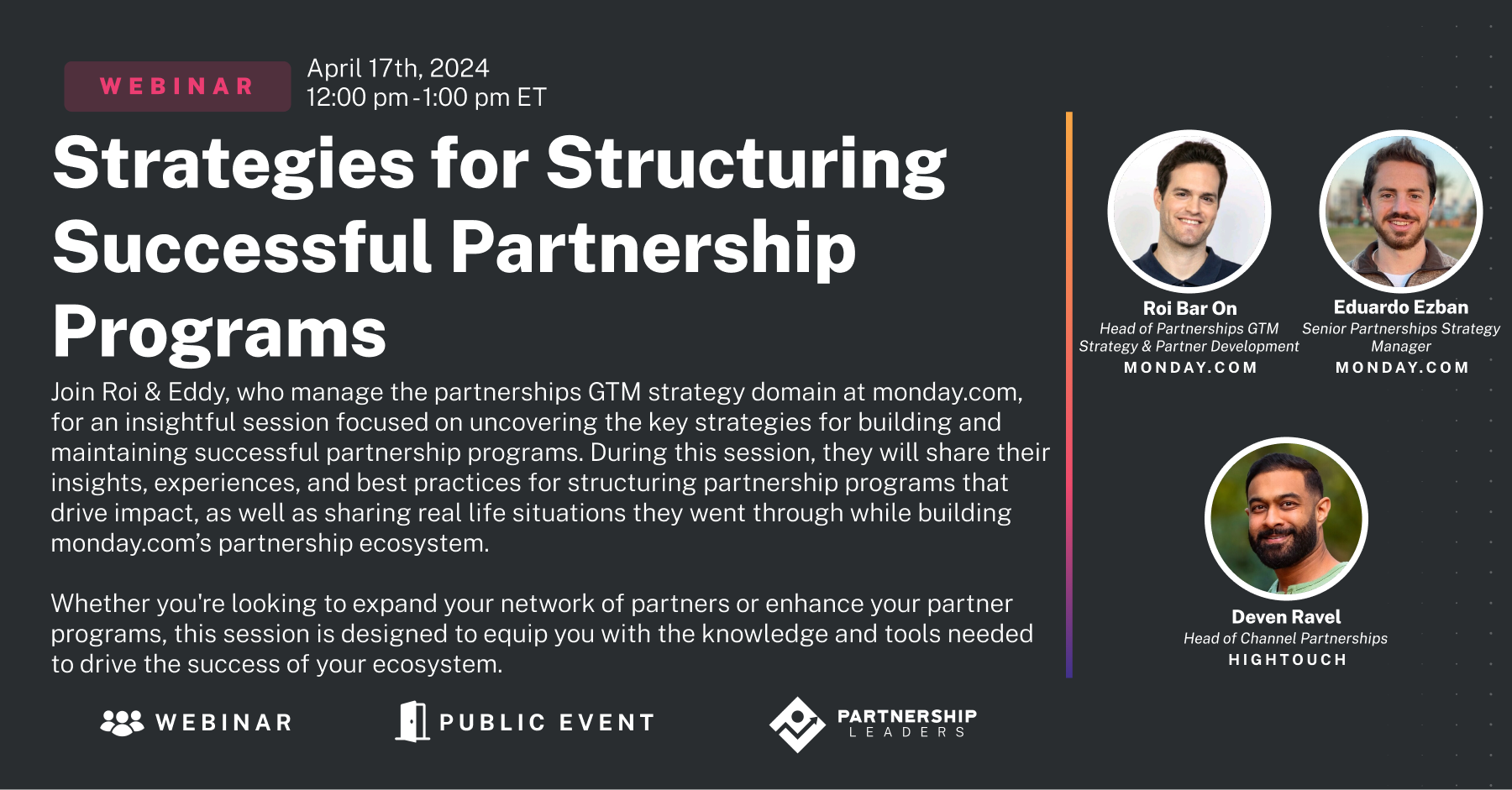 Partnership Leaders Webinar: Strategies for Structuring Successful ...