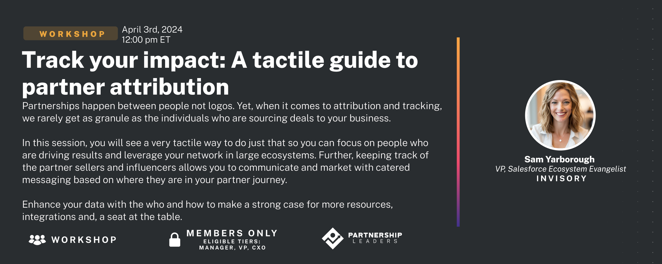 Track your impact: A tactile guide to partner attribution
