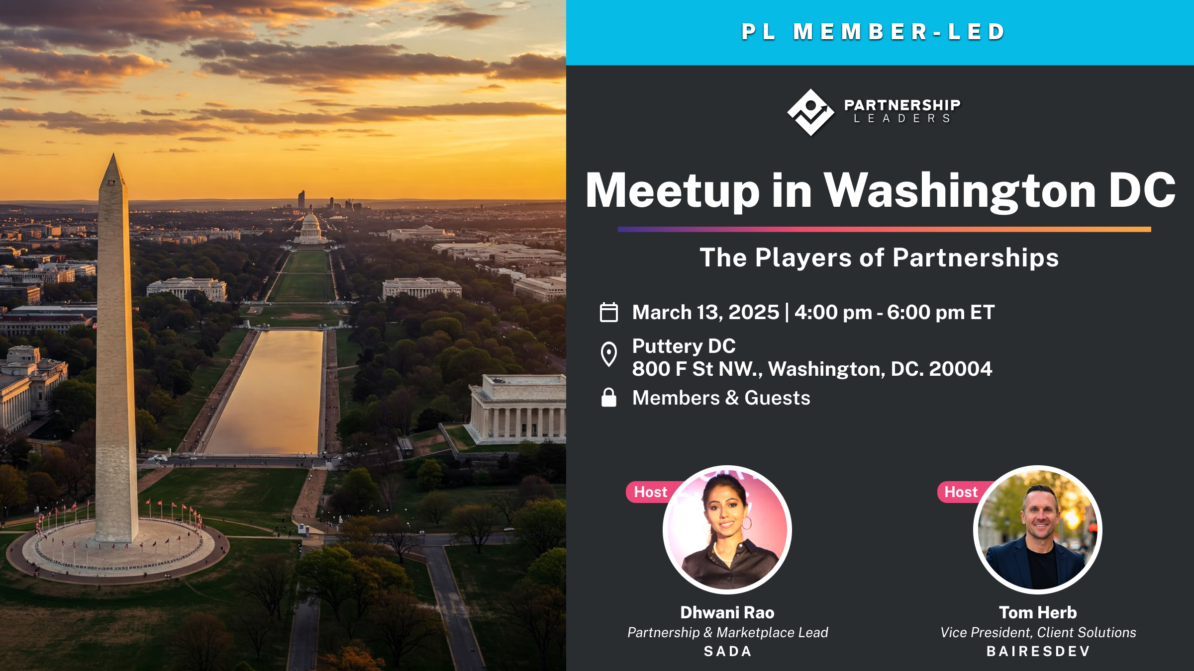 Partnership Leaders Presents: Meetup in Washington DC